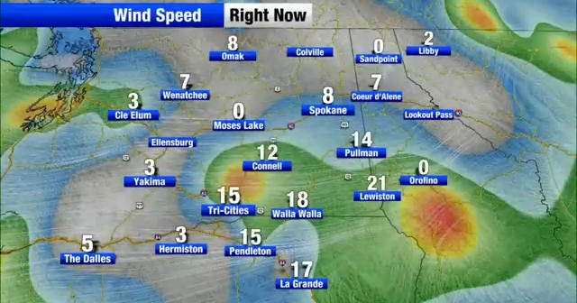 WEATHER UPDATE: Damaging winds arriving Friday night | Spokane News ...