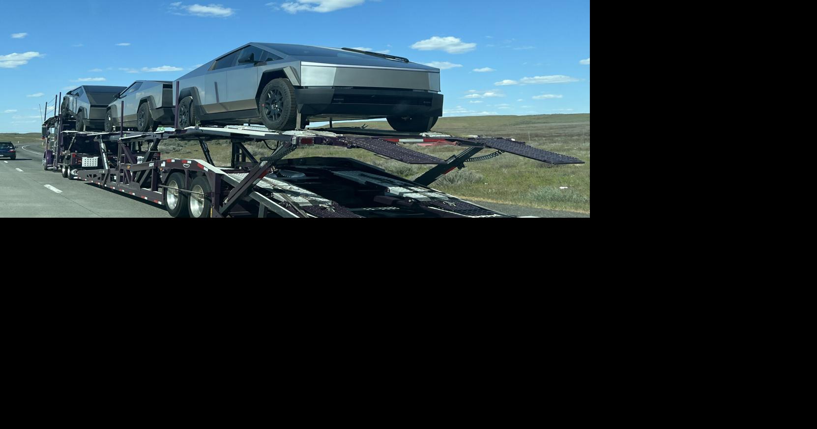 Tesla Cybertrucks spotted, possibly heading towards Spokane | Spokane ...