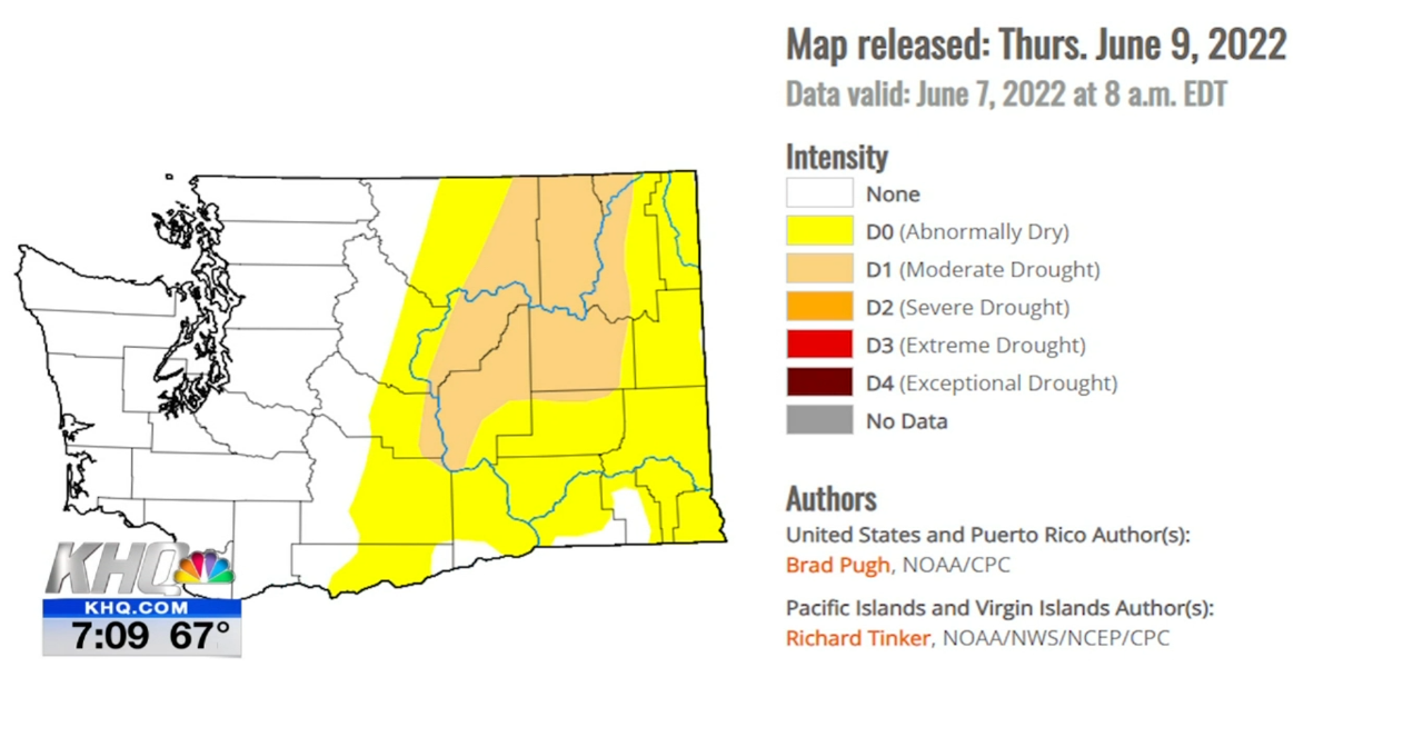 No part of Washington in 'severe drought' anymore | Spokane News | khq.com