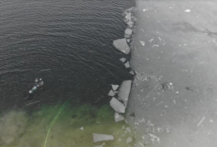 fallen through the ice