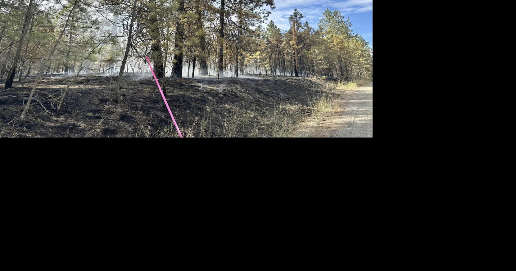 Brush fire burns in Latah Valley | Spokane News | khq.com