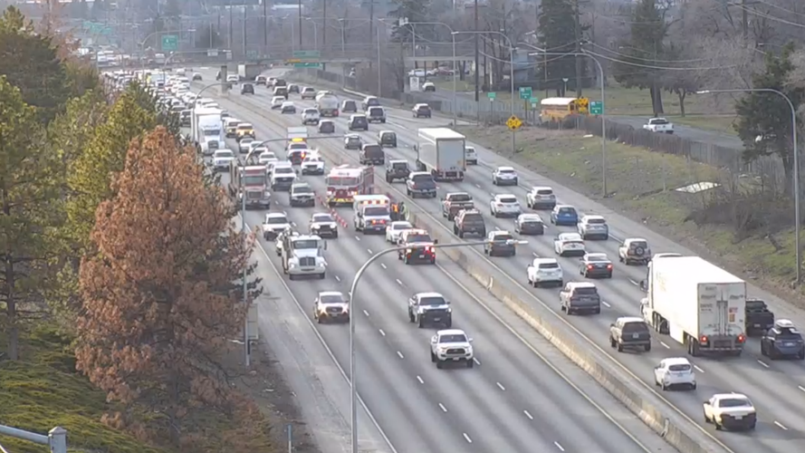 TRAFFIC ALERT: Motorbike vs. vehicle accident on I-90 causes delays ...