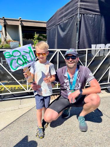 Cory Howard finishes Ironman 70.3 Coeur d'Alene! | Instagram | khq.com