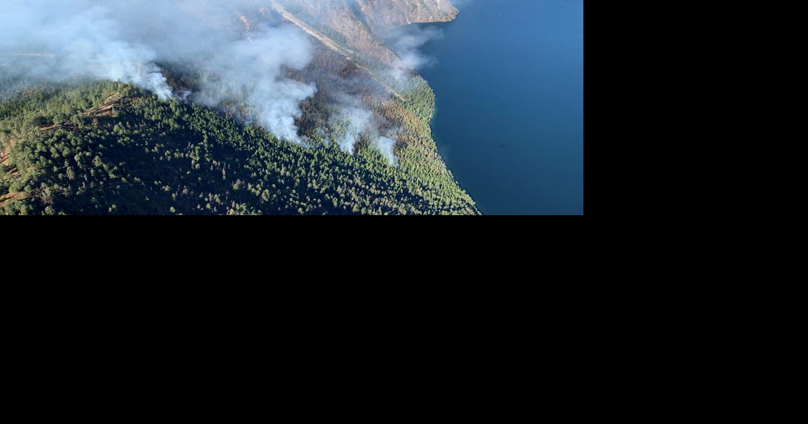 Bernard Fire estimated at 255 acres as difficult terrain continues to ...