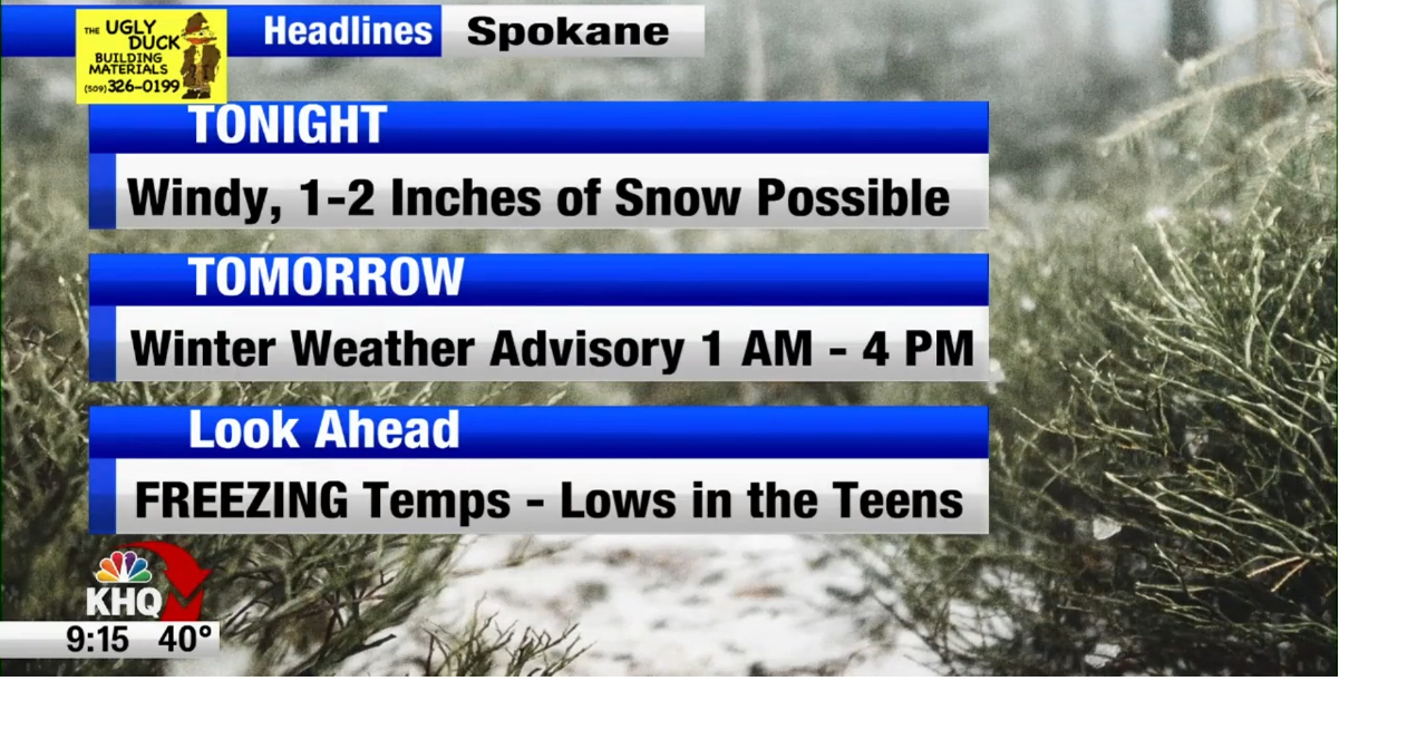 Heavy snow hits some of the region as winter storm continues | Spokane ...