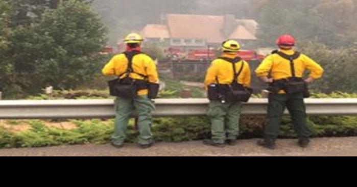 Multnomah Falls historic lodge saved by firefighters during Eagle Creek ...