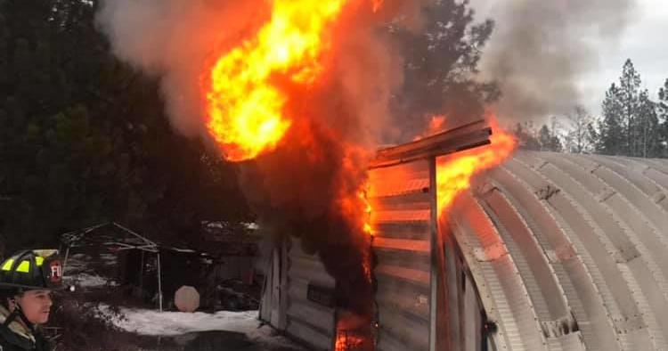 Firefighters in Sandpoint battle early morning fire | Spokane News ...