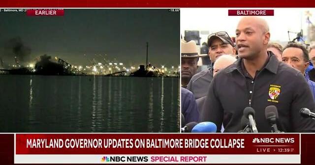 NBC Special Report: Maryland governor updates on Baltimore bridge ...