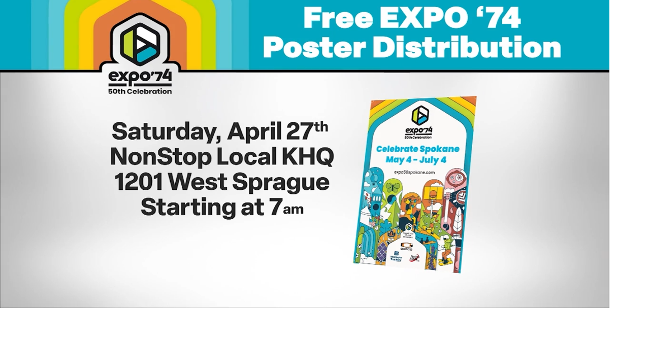 Free poster giveaway ahead of Expo '74 celebration | Expo '74 | khq.com
