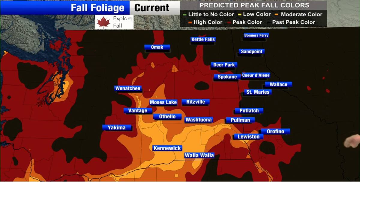 Peak fall foliage for Spokane and the Inland Northwest | Weather | khq.com