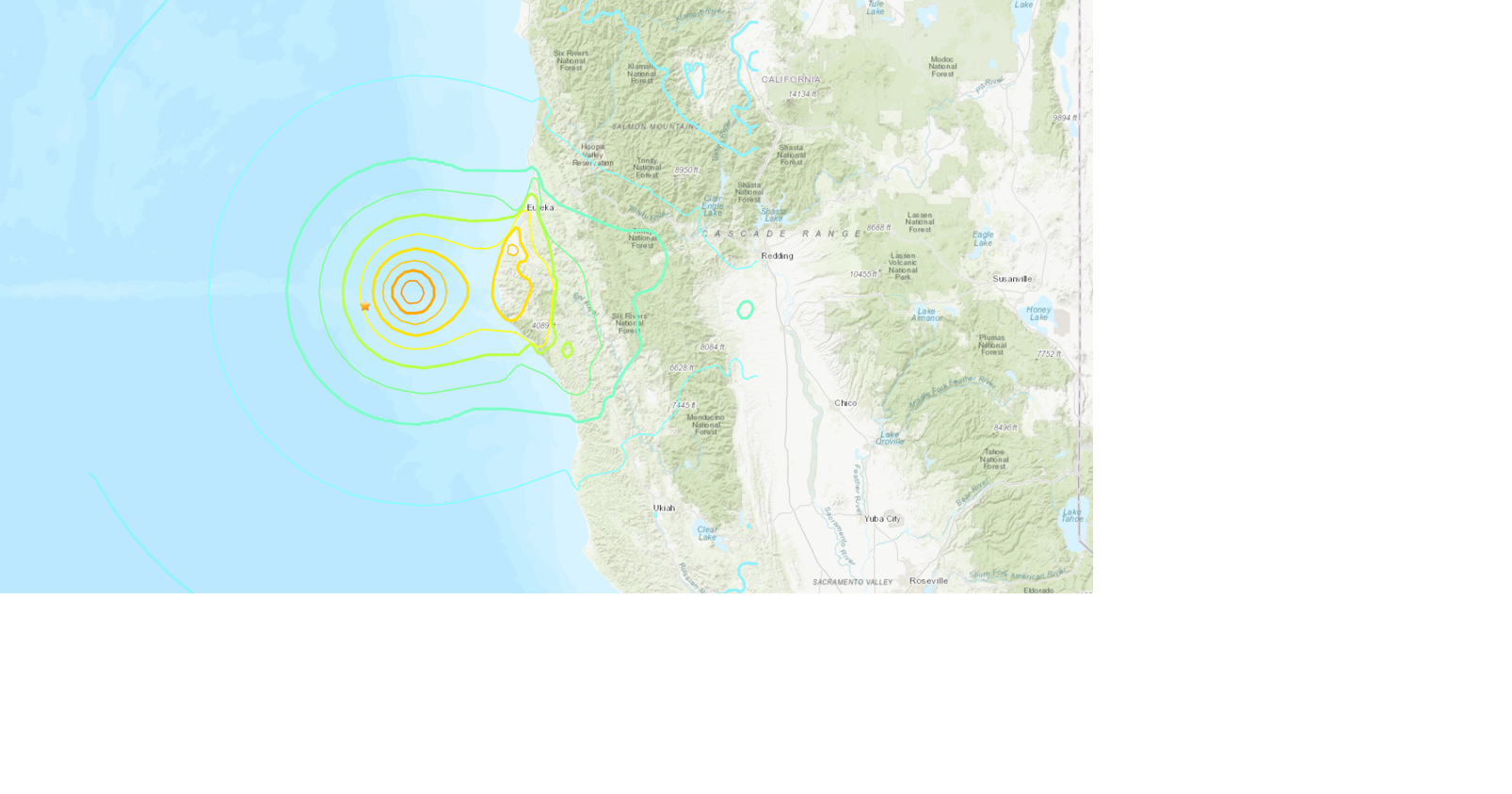 7.0 magnitude earthquake rocks northern California and Oregon | Spokane ...