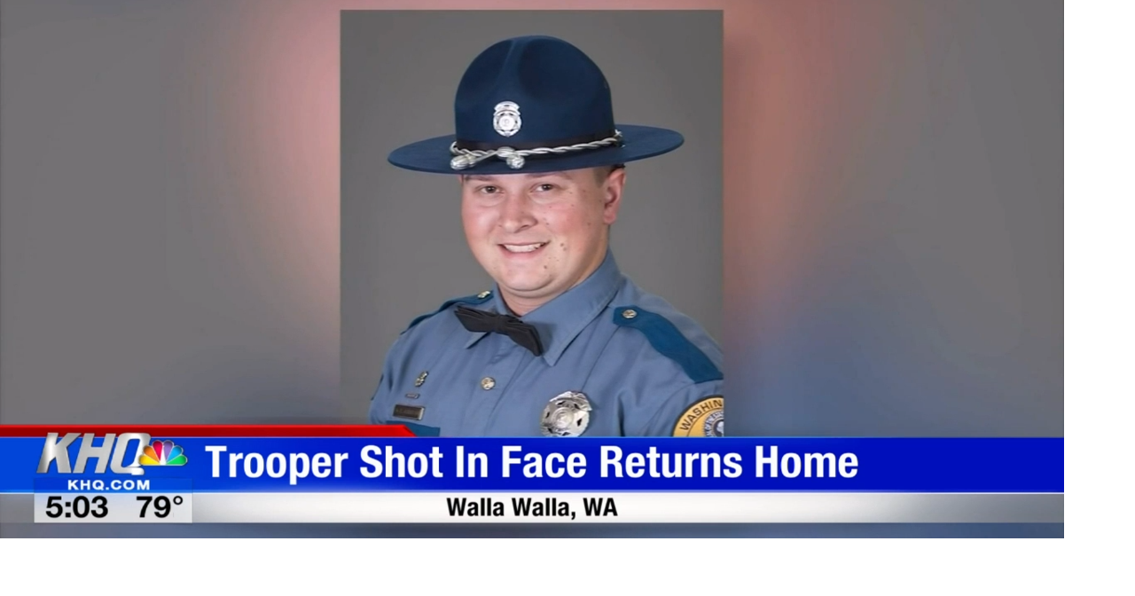 Washington State Patrol shares trooper's homecoming after being shot ...