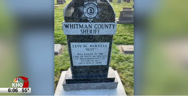 Whitman County Sheriff killed in Easter Massacre gifted new headstone ...