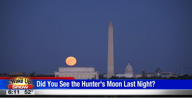 Hunters Moon rising in Washington D.C. | Spokane News | khq.com