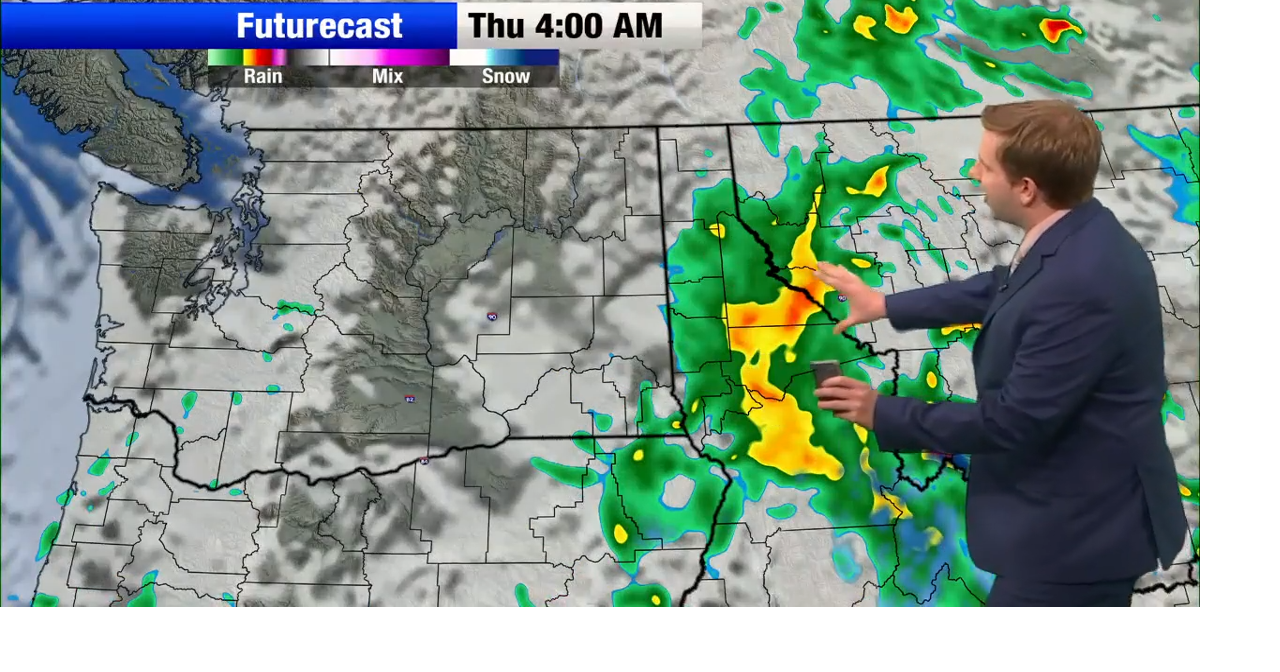 Significant rainfall hits Spokane area, expect showers tonight and cooler temps | Weather | khq.com