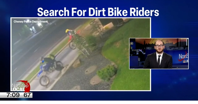 Cheney Police Department looking for dirt bike riders that sped off ...