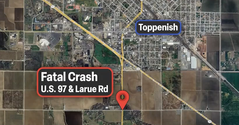 1 person dead near Toppenish, U.S. Highway 97 closed by crash | Spokane ...