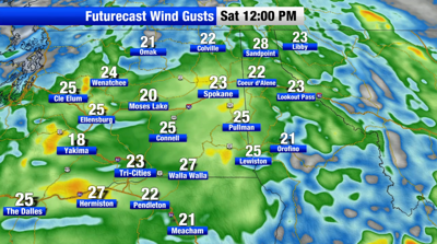 Warm temperatures today with increasing wind speeds | Weather | khq.com