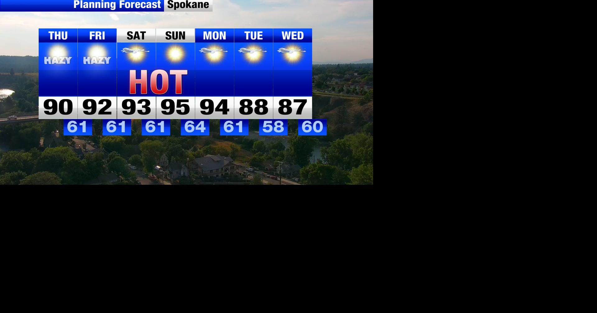 Above average temperature trend continues for Spokane and the Inland ...