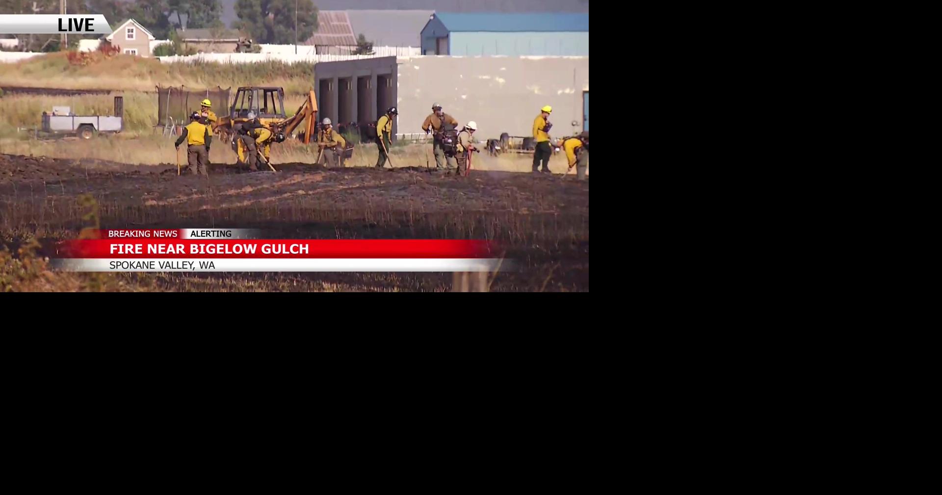Spokane County Fire Along Bigelow Gulch Road Contained Evacuation
