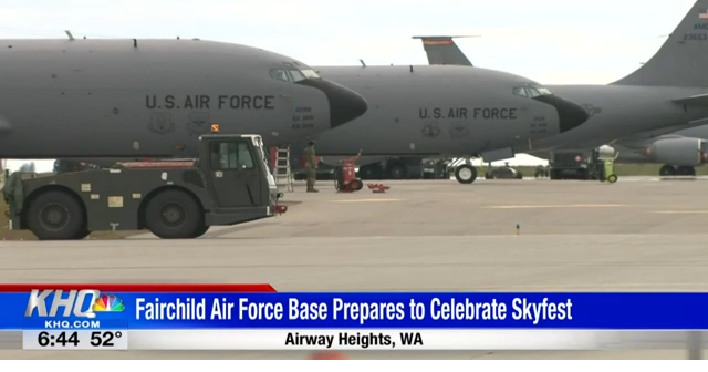 Fairchild Air Force Base prepares to celebrate Skyfest | The 6:30 | khq.com