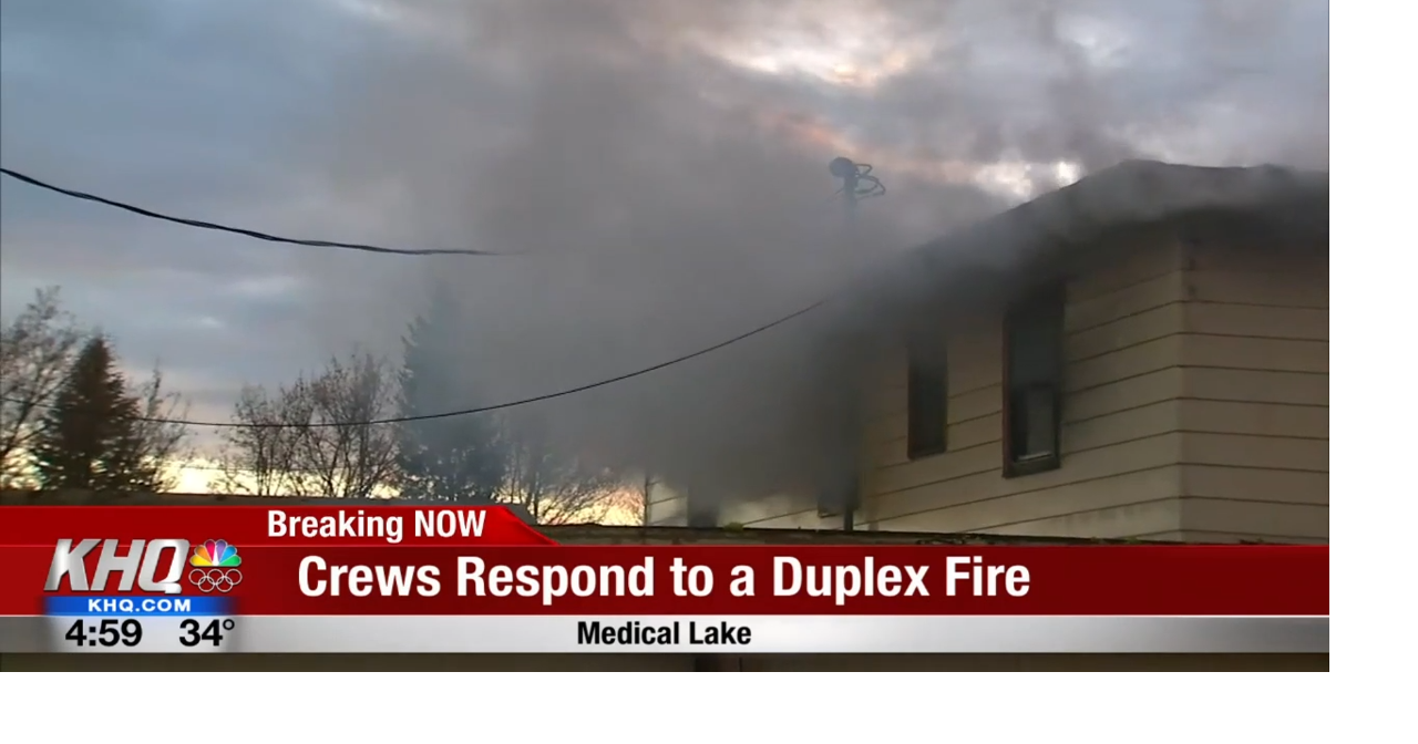 WATCH: Crews respond to fire at duplex in Medical Lake | Spokane News ...