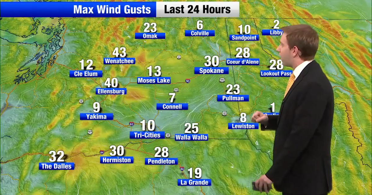 A Weather Alert Is In Effect For Sunday With Strong Winds Expected