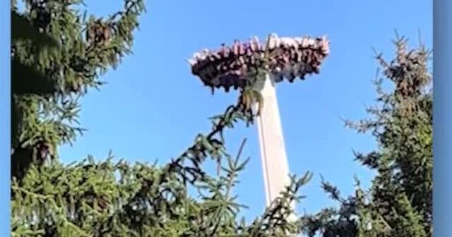 SpinCycle ride at Silverwood Theme Park pauses mid-air, stirs online ...
