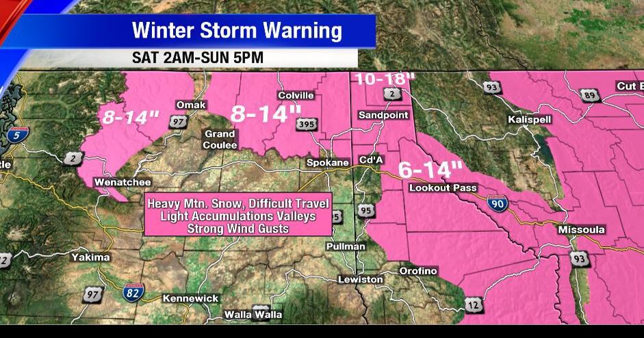 Winter Storm Bringing Big Impacts This Weekend | Spokane News | khq.com