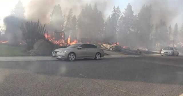 Gray Fire in Medical Lake grows to 9,500 acres, 1 dead and 185 ...