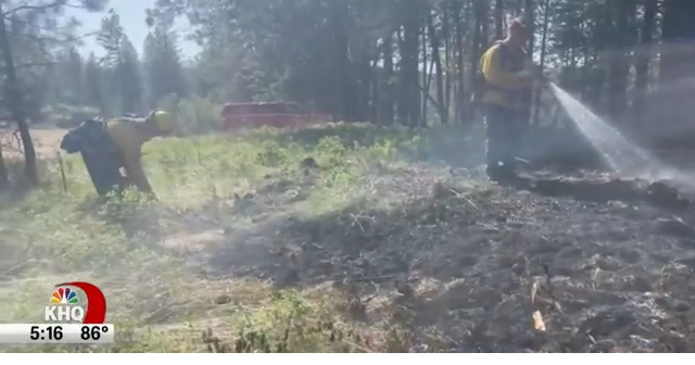 Spokane County firefighters put out lightning-sparked brush fire south ...