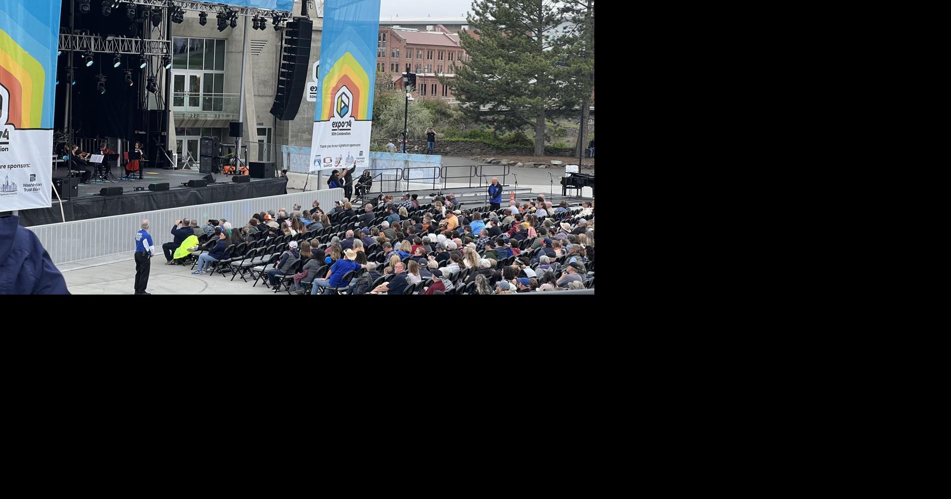 Expo '74 celebration ceremony at the Pavilion | Expo '74 | khq.com