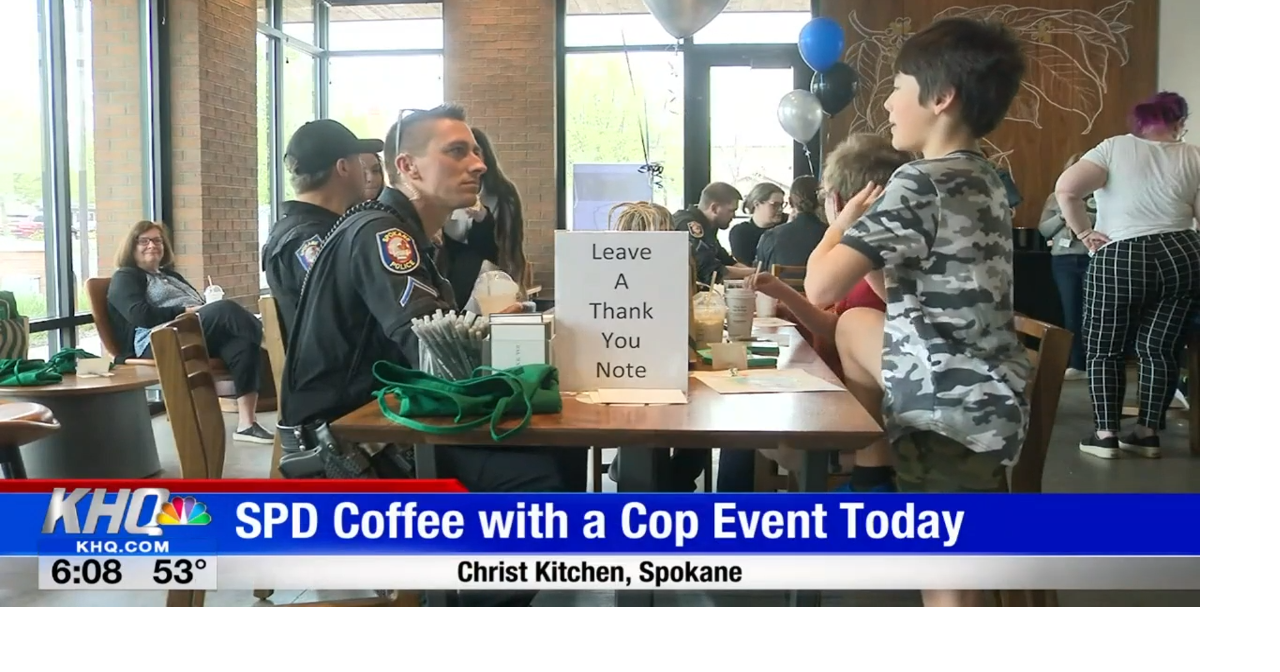 Spokane Police answering questions, addressing concerns at "Coffee with ...