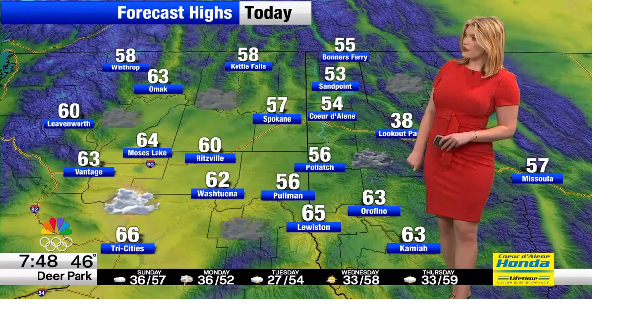 Cloudy, cooler weather today with breezy winds | Spokane Weather | khq.com