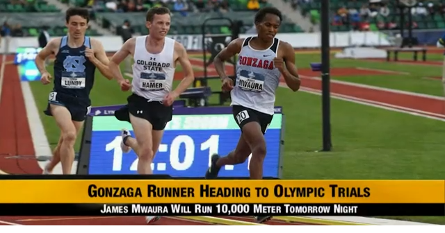 WATCH: Gonzaga track star James Mwaura looks to qualify for the ...