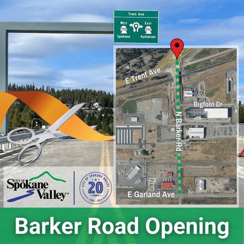 Barker Road overpass of BNSF rail tracks completed, ribbon cutting held ...
