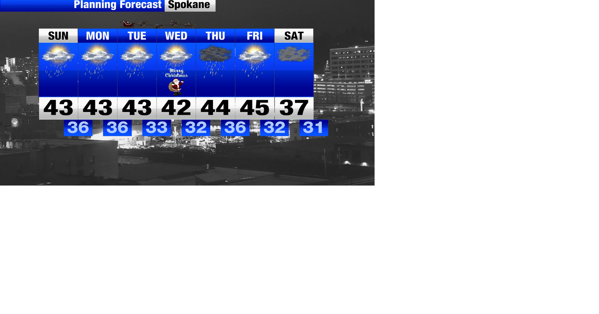 Now that winter is officially here, a rainy week is in store for ...