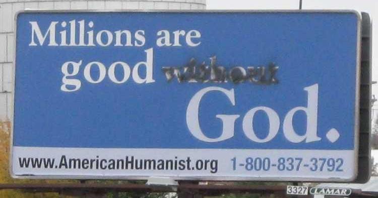 North Idaho Atheist Billboard Vandalized News