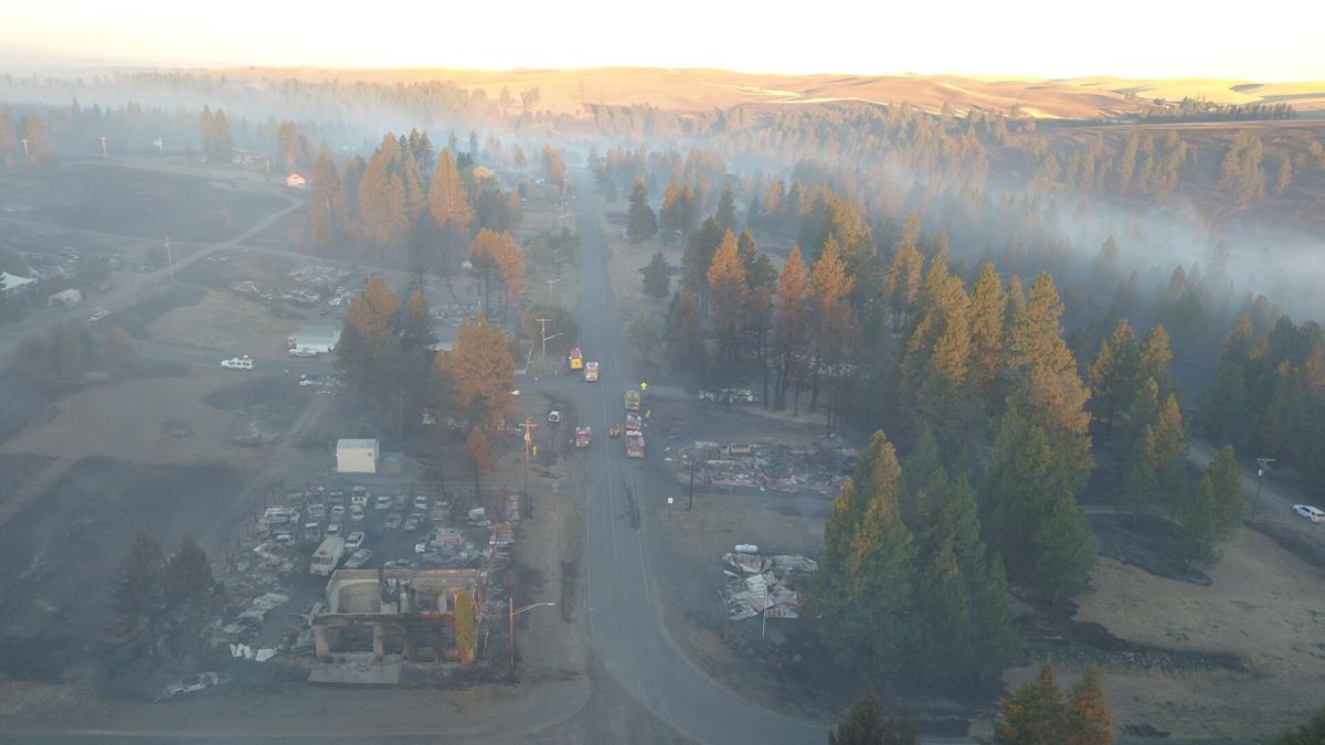 As the sun comes up, destruction in the town of Malden is revealed ...