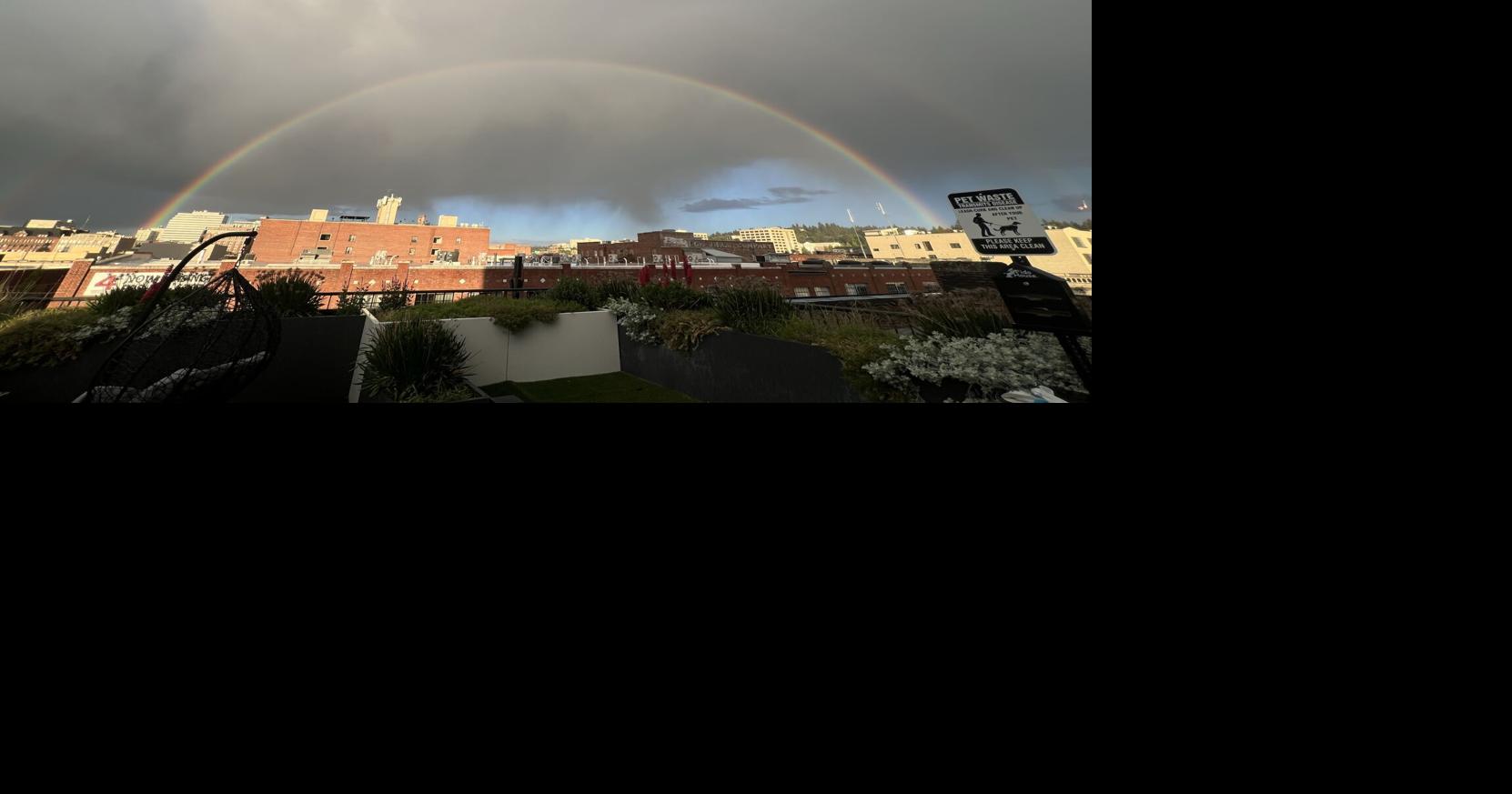 Double rainbow all the way: Rainbows seen over Inland Northwest ...