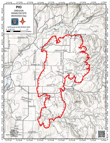 Here's where the fires in Elk, Medical Lake have burned so far ...