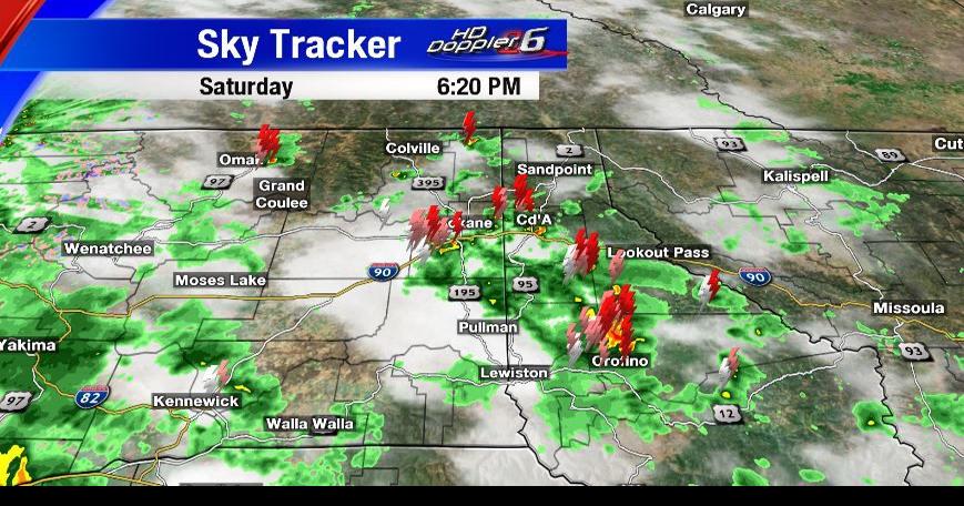 Those Thunderstorms Are Moving Through Spokane Weather