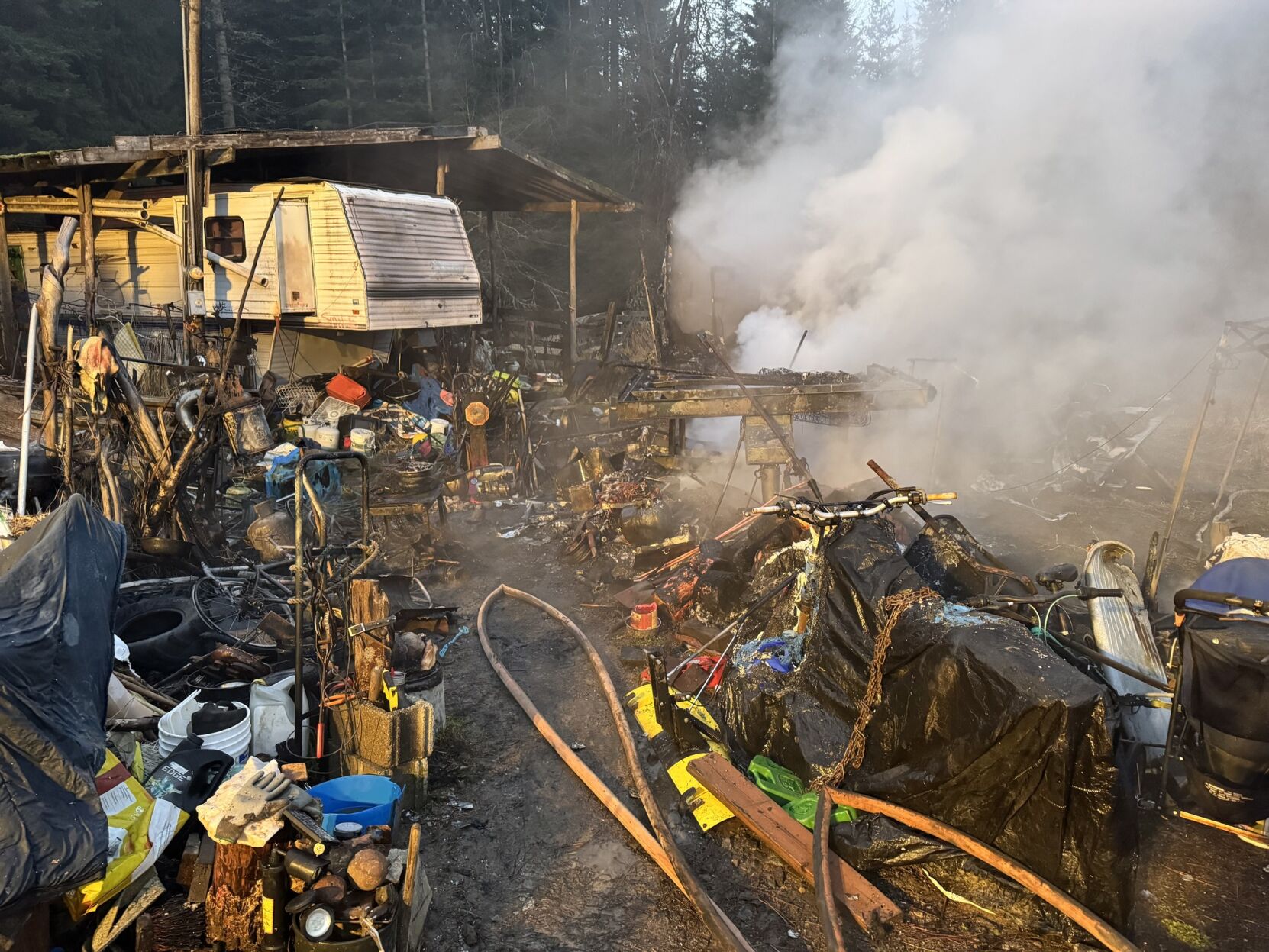 Propane tank explosion threatens trailers in St. Maries, firefighters ...