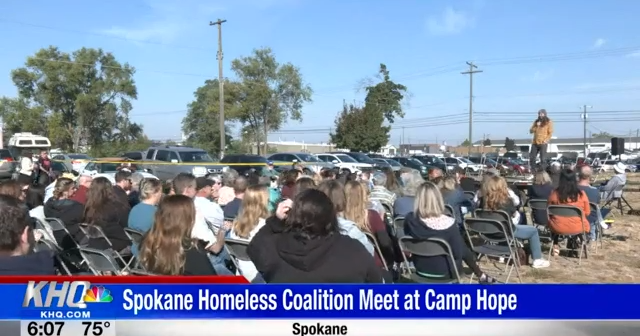 Spokane Homeless Coalition meets at Camp Hope, WSDOT works to maintain ...