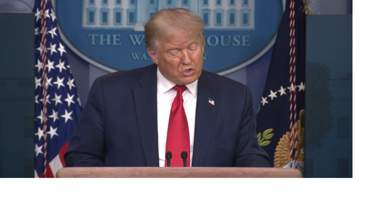 WATCH: President Trump gives a briefing from the White House | Spokane ...