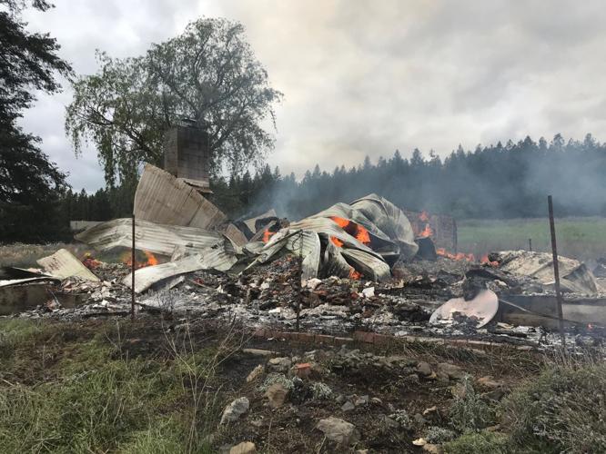 Spokane firefighters perform live fire training off Highway 195 ...
