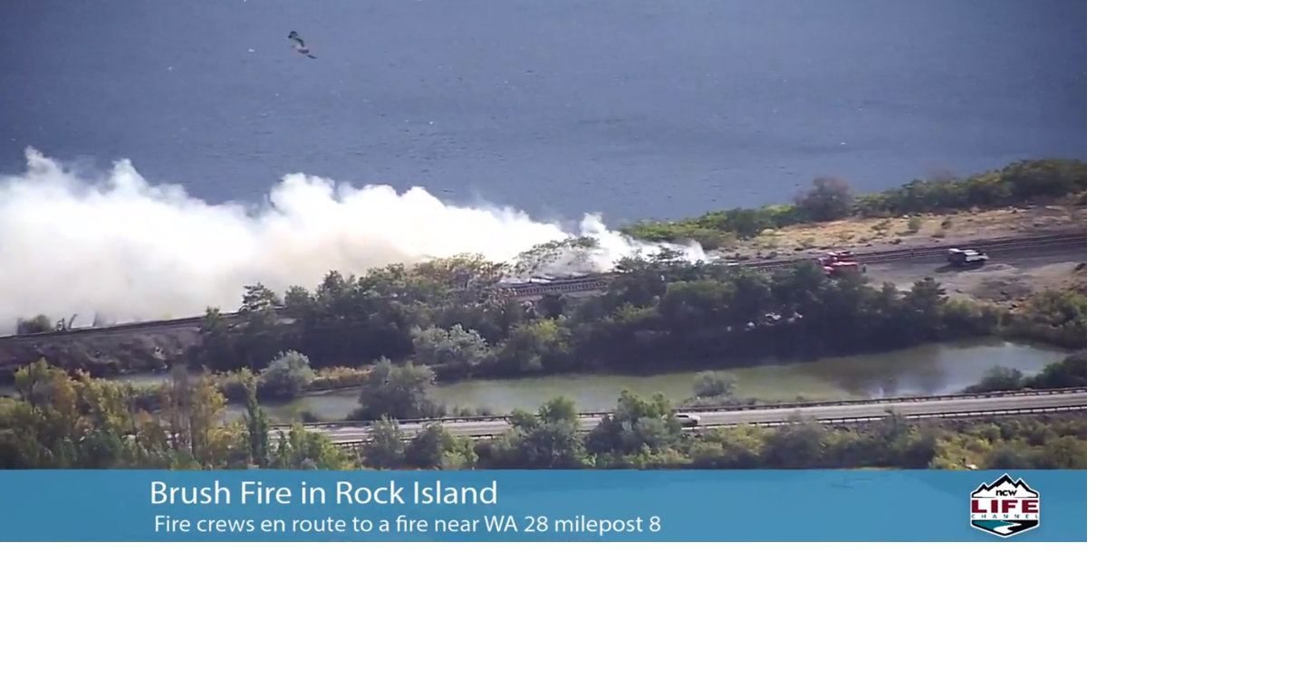 Brush fire burning in Rock Island, east of Wenatchee | Spokane News ...