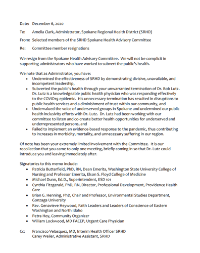 UPDATE: Amelia Clark releases statement after members of Health ...