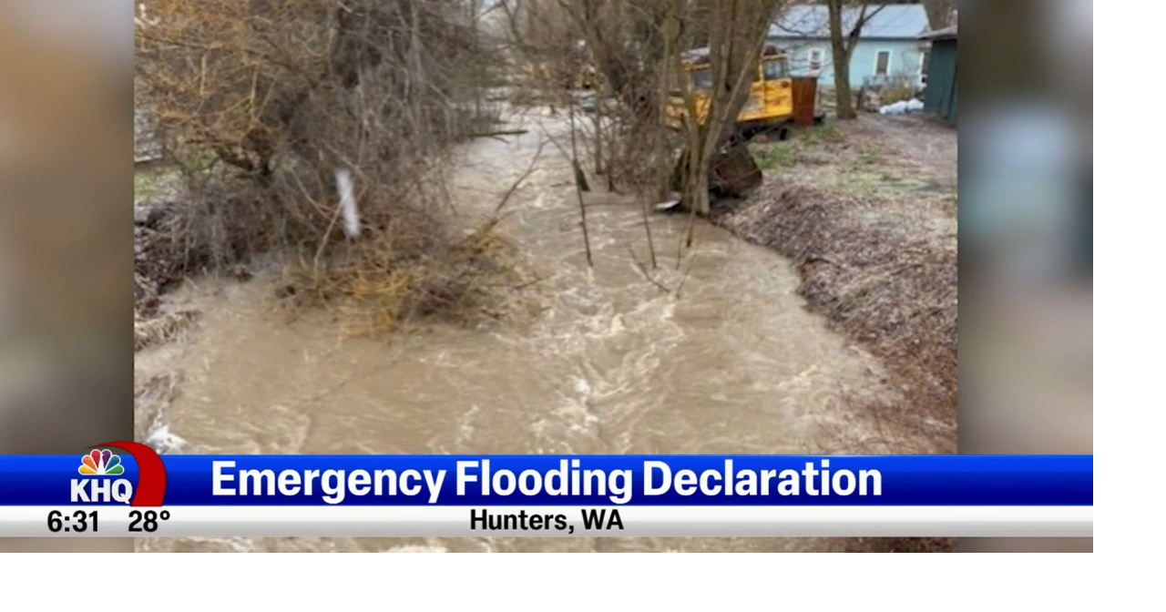 New Video shows flooding in Hunters, Washington | Spokane News | khq.com
