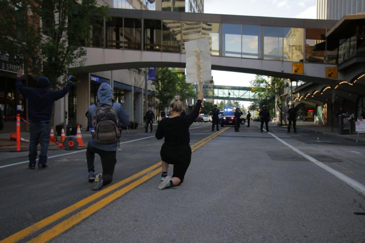 PHOTOS: Police are firing teargas and rubber bullets at protesters in ...